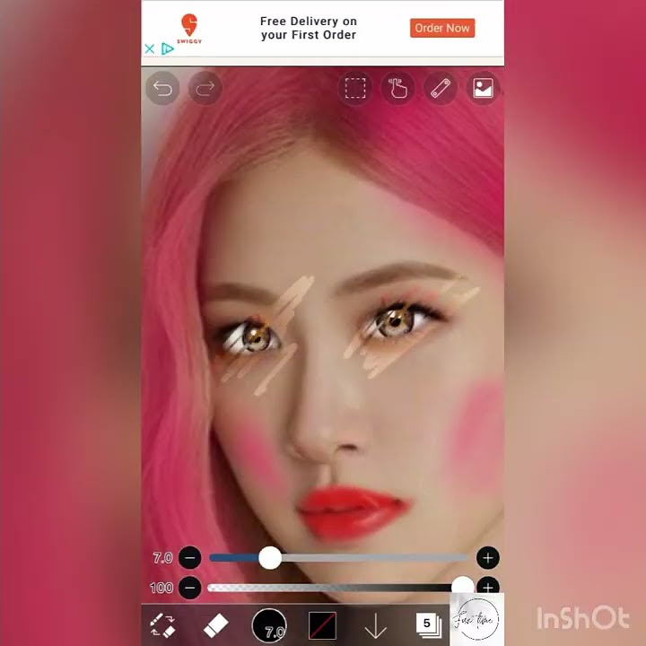 Rose IbisPaint X Edition 🖤💖 #blackpink #shorts #rose #blink #lisa #jennie #rosé #jisoo - YouTube