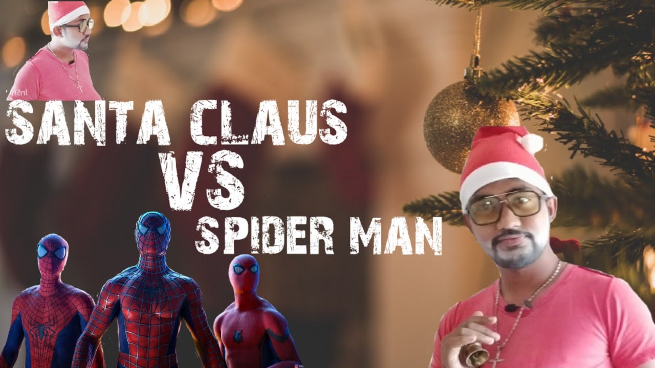 𝙨𝙖𝙣𝙩𝙖 𝙘𝙡𝙖𝙪𝙨 𝙫𝙨 𝙨𝙥𝙞𝙙𝙚𝙧 𝙢𝙖𝙣 #christmas#santaclaus#spiderman#doctorstrange ...
