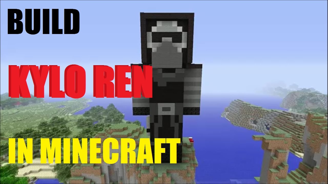 How to Build Kylo Ren in Minecraft - YouTube