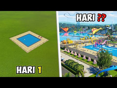 Membangun KOLAM RENANG IMPIAN Dari 0 di Planet Coaster 2
