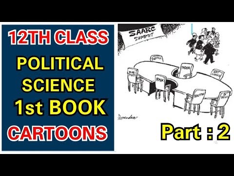 12th class political science cartoons explanation | part 2| | राजनितिक ...