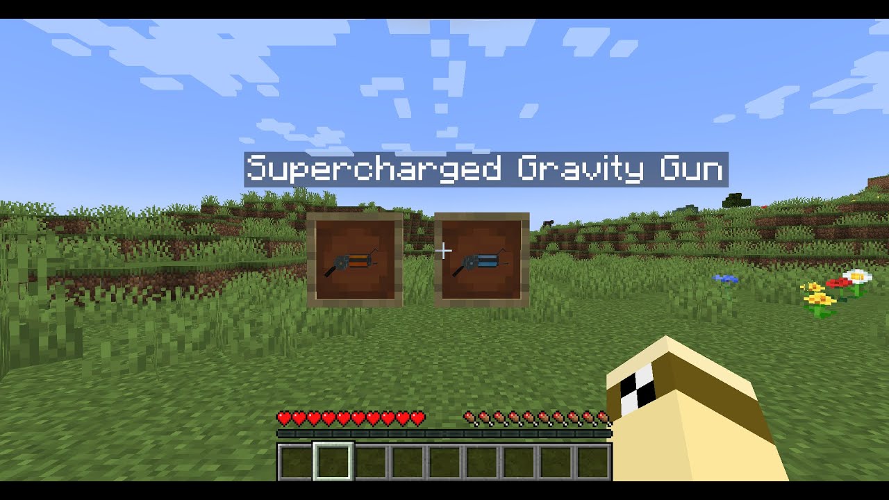 mojang add gravity gun in minecraft | Minecraft Gameplay - YouTube