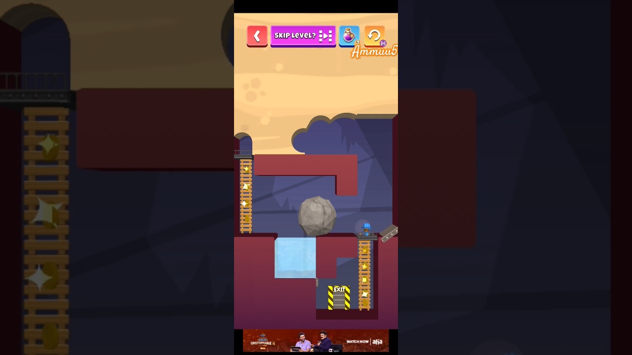 Lava Mine Level 16 of 20 Miner Rescue|ammuu5@ammuu5 - YouTube