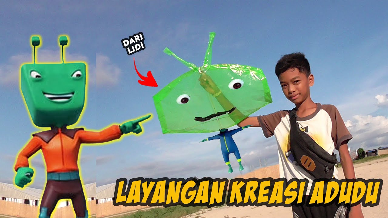UJI COBA LAYANGAN KREASI ADUDU‼️ DARI LIDI PUNYA ARYA - YouTube