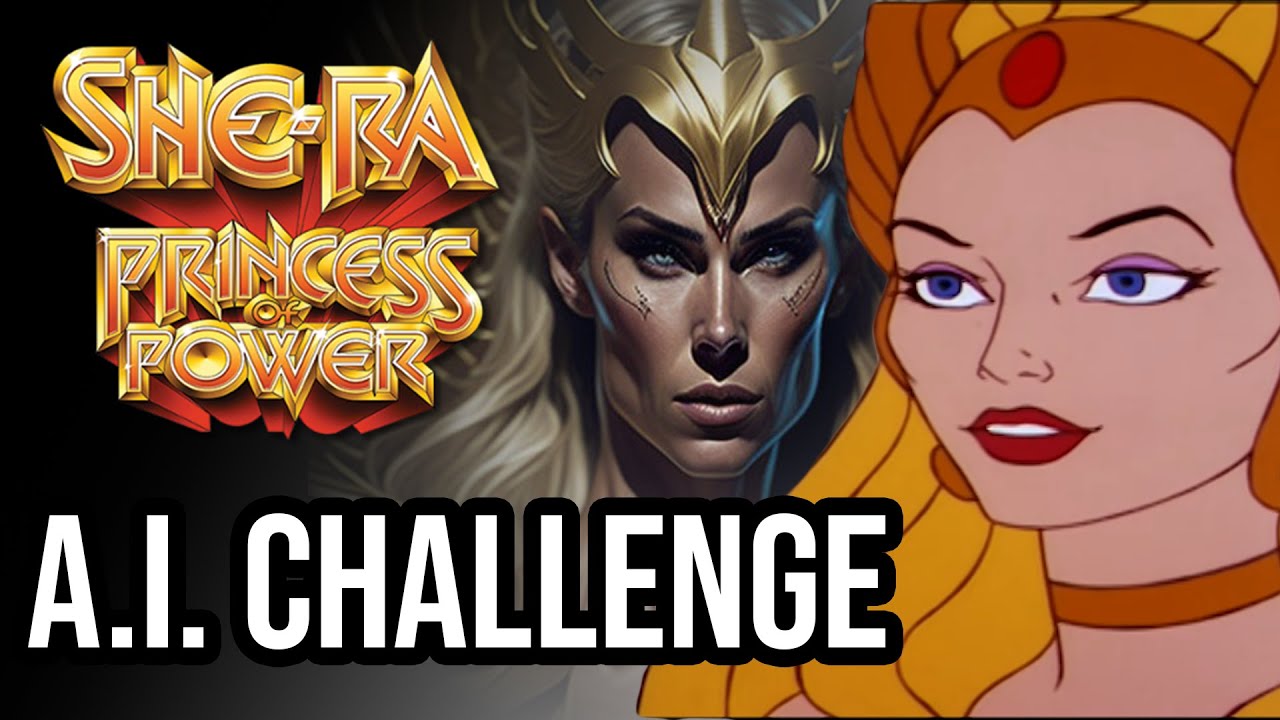 [INCREDIBLE] She-Ra Princess of Power Original vs AI: A Side-by-Side ...
