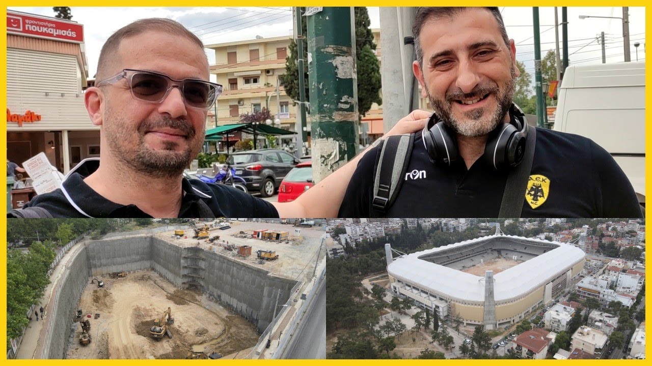 DRONE ΑΕΚ 15-05-2021(1/4)KAI ΤΟ HANDBALL ΕΊΝΑΙ ΕΔΩ. ΔΥΤΙΚΟ ΓΗΠΕΔΟ ...