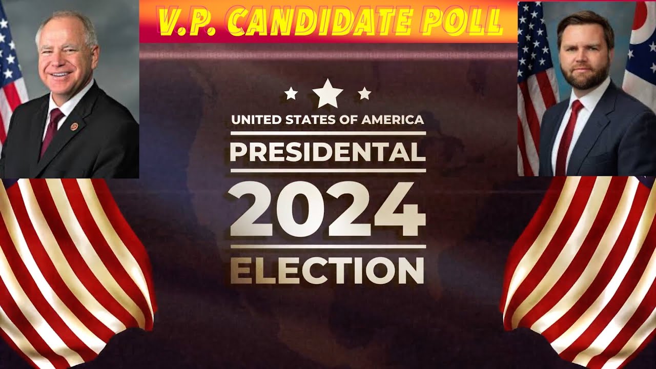 MN Gov. Walz Polling Significantly Higher Than Vance In VP Poll - YouTube