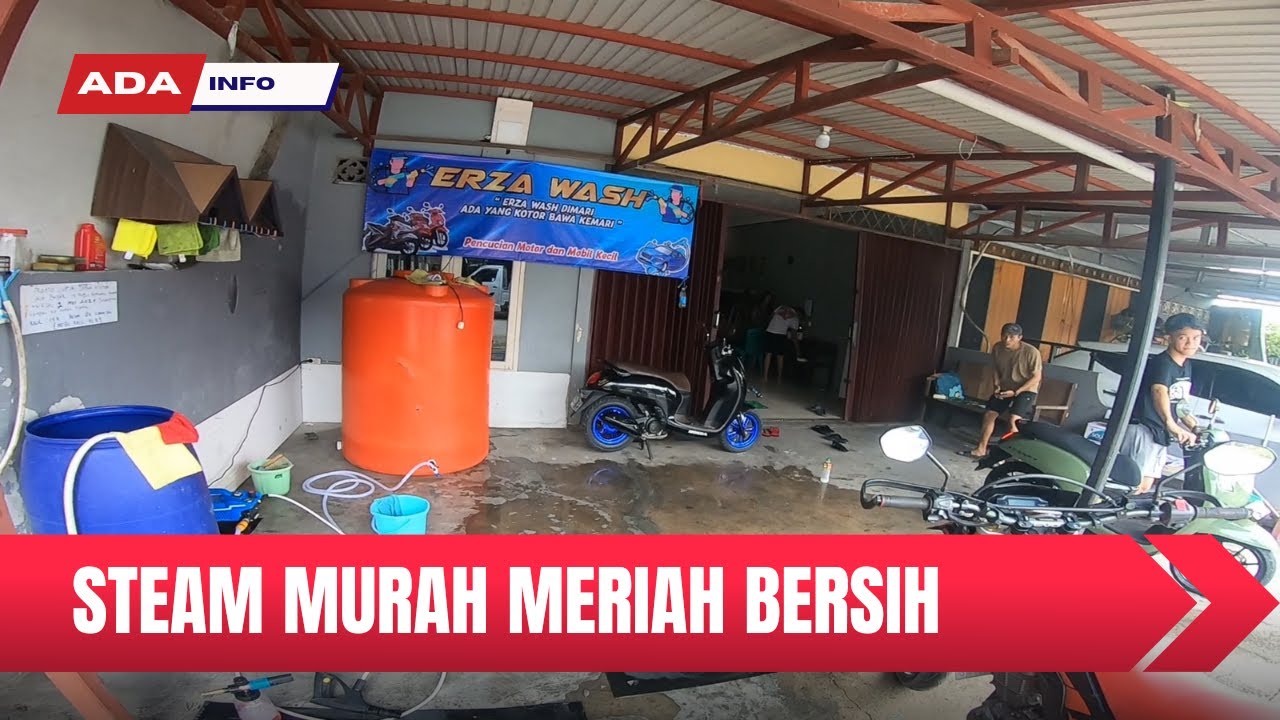 Dapat Rekomendasi Tempat Steam Motor Yang Bersih dan Murah | Motovlog ...