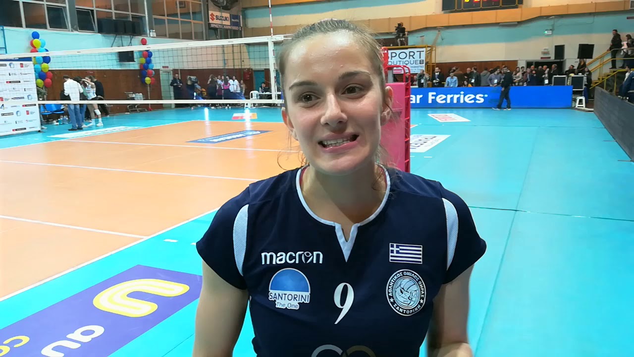 Final-4 Κυπέλλου Γυναικών Σέρρες 2019 : Δηλώσεις Άννα Καλαντάτζε - YouTube