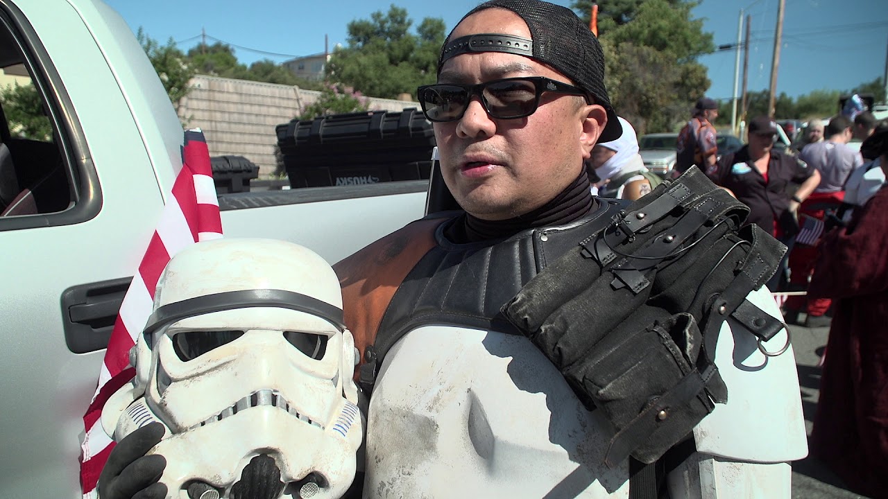 City Employee Volunteers as Storm Trooper - YouTube