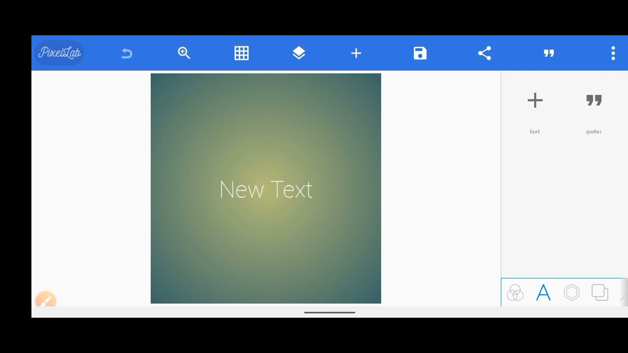 Introduction to pixellab : the use of typography and tools part 1 - YouTube