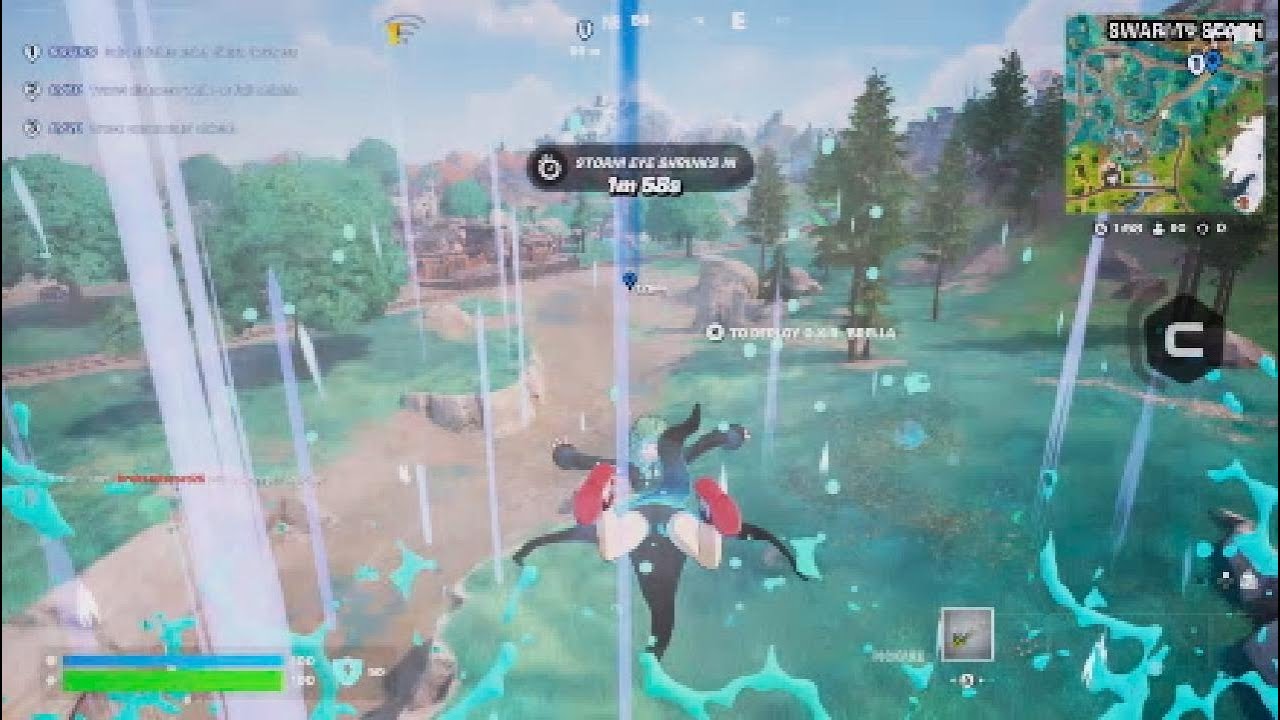 Gain 100 shield using Slurp Geysers/Travel 50 distance at full shield ...