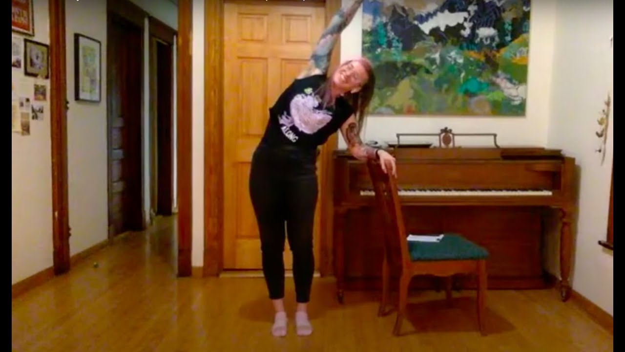 🪑 20min Chair Yoga + Yoga Stretching | Midday Movement Break - YouTube