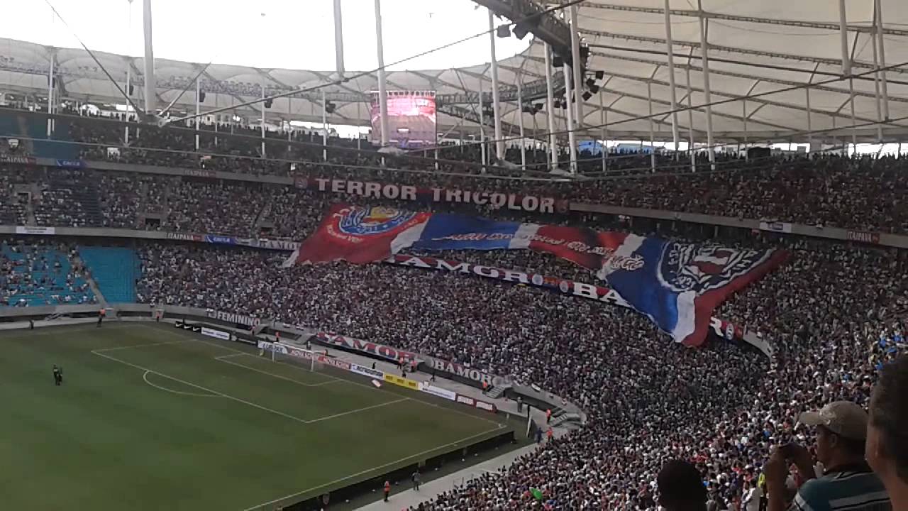 Torcida do Bahia - Arena fonte nova - YouTube