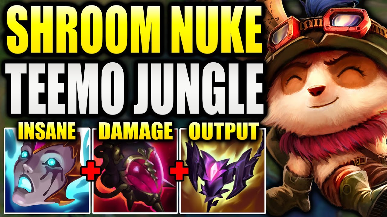This INSANE TEEMO JUNGLE Build Does an ABSURD Amount of Shroom Damage ...