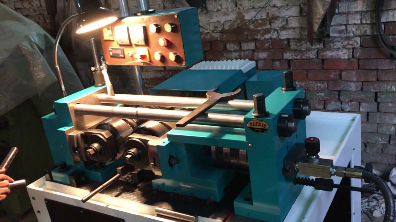 PMT 25 Heavy Hydraulic Threading Machine - YouTube