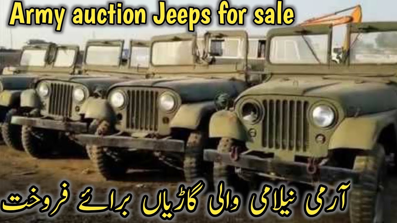 Army auction vehicles for sale #Bwpcars - YouTube