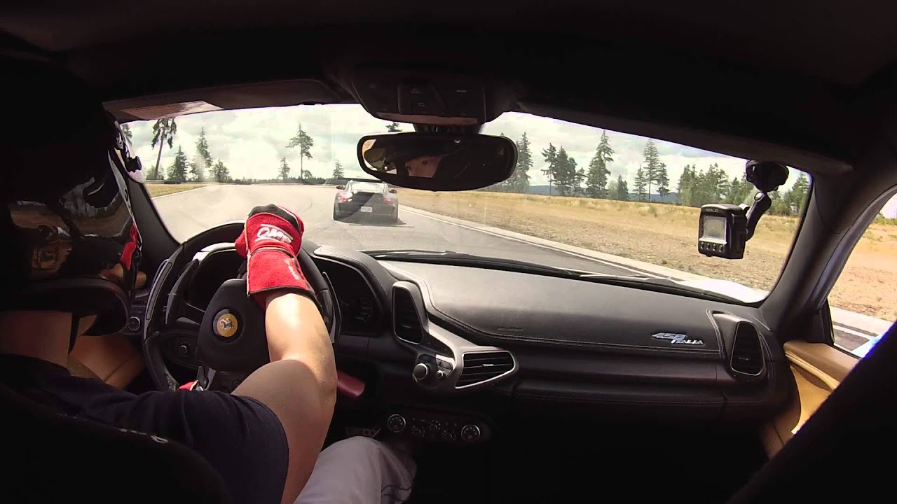 Ferrari 458 Ridge Motorsport Park - YouTube