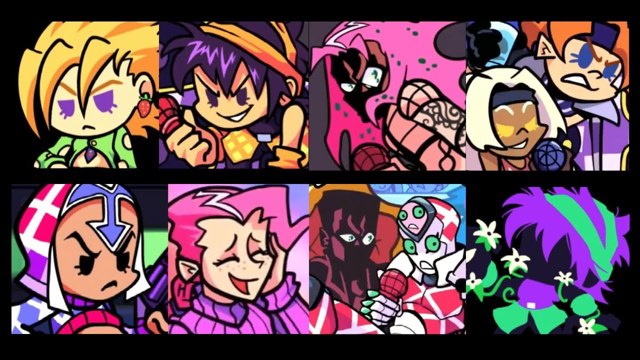 Friday Night Funkin' - JoJo Vento Aureo skin mod - YouTube