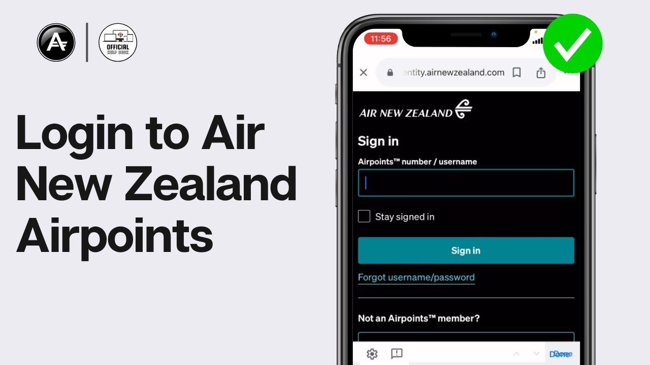How to Login to Air New Zealand Airpoints - Quick Access Guide 2024 ...