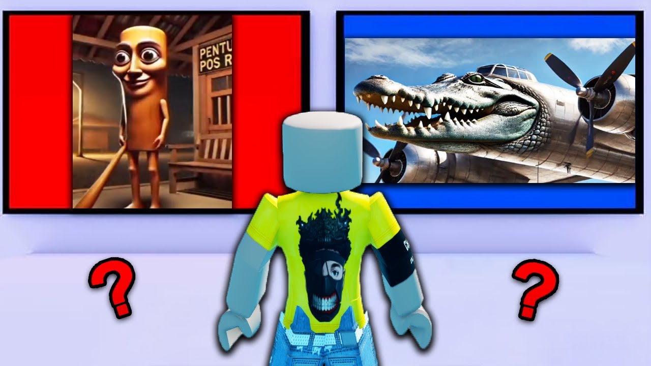 Picking CURSED Brainrot Pictures In Roblox Better Italian Brainrot ...