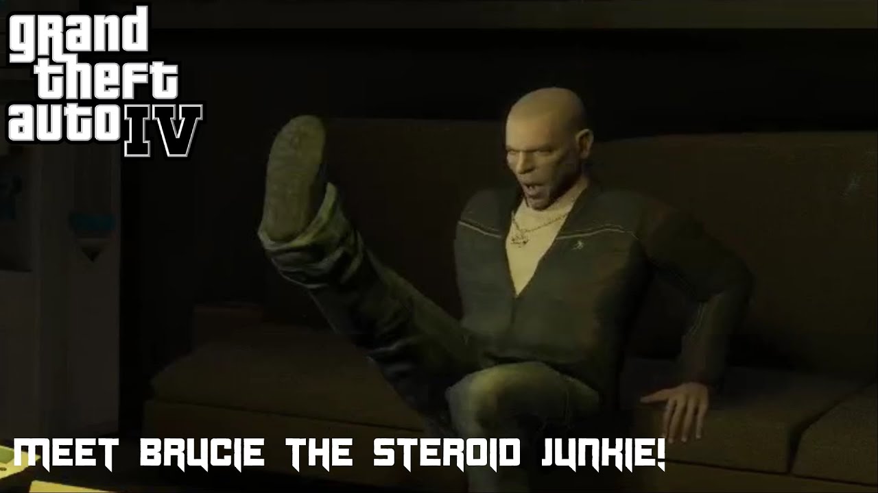 Introducing Brucie the Steroid Junkie; Meeting Badman: Grand Theft Auto ...