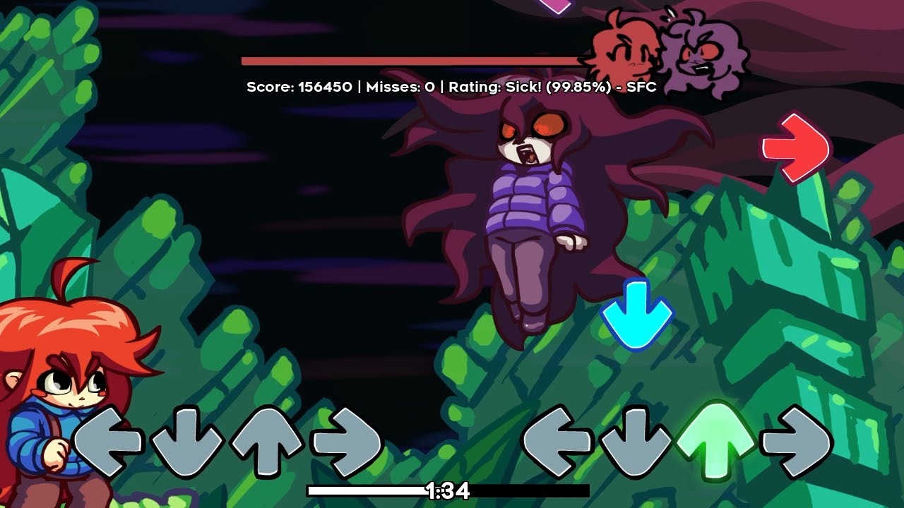 FNF - Weekly [MIRROR MATCH] - Rock Bottom (by Biddle3) - [FC/4k] - YouTube