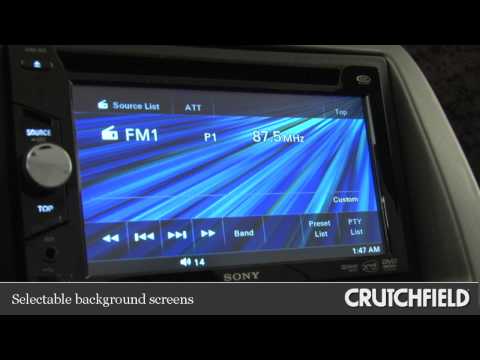 Sony XAV-63 DVD Receiver Display and Controls Demo | Crutchfield Video