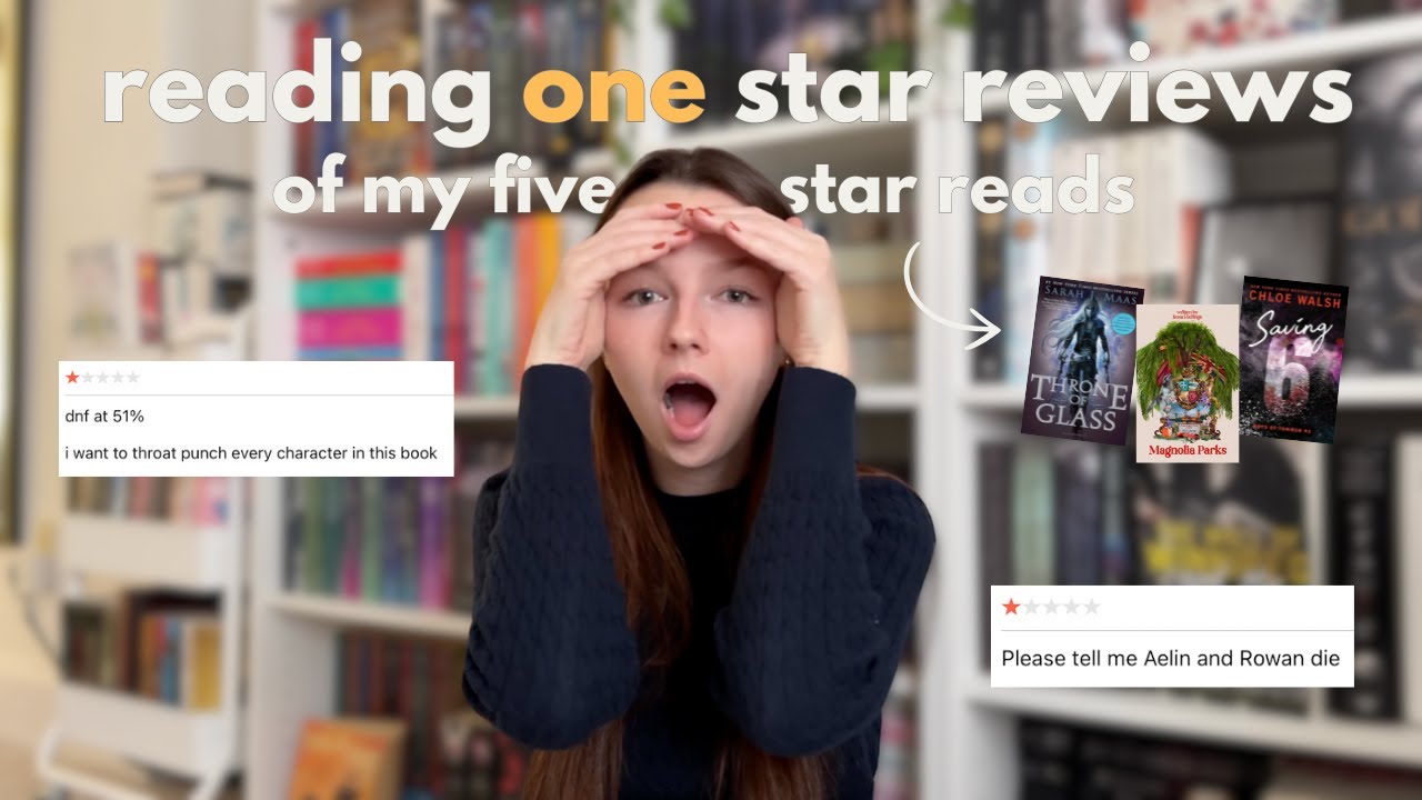 reading one star reviews of my favorite books - YouTube