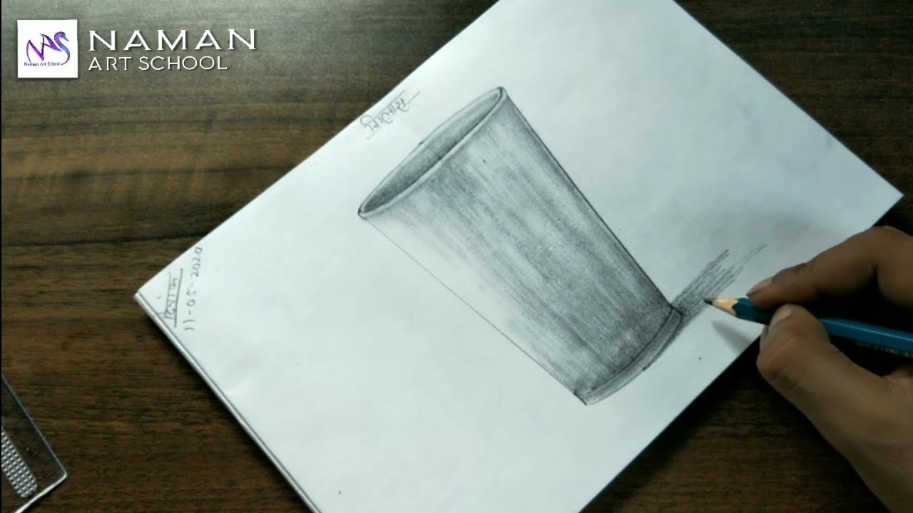 Learn Shading in Glass for Beginners - Naman Art School - YouTube