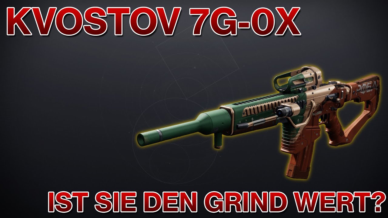 Wie IHR die EXOTISCHE KHVOSTOV bekommt! KVOSTOV GUIDE [Destiny 2 Final ...