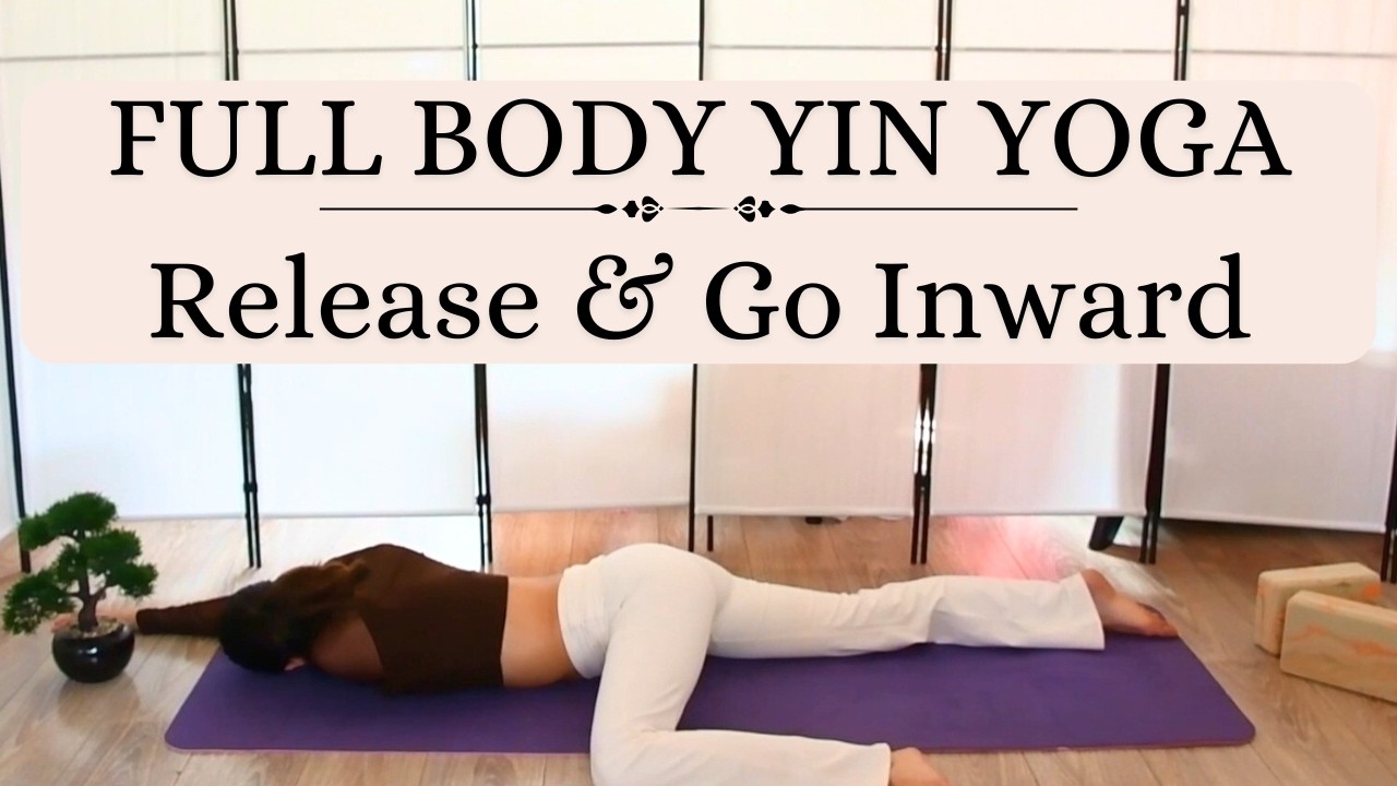 25 Minute Yin Yoga Full Body Release & Recovery - Deep Stretches ...