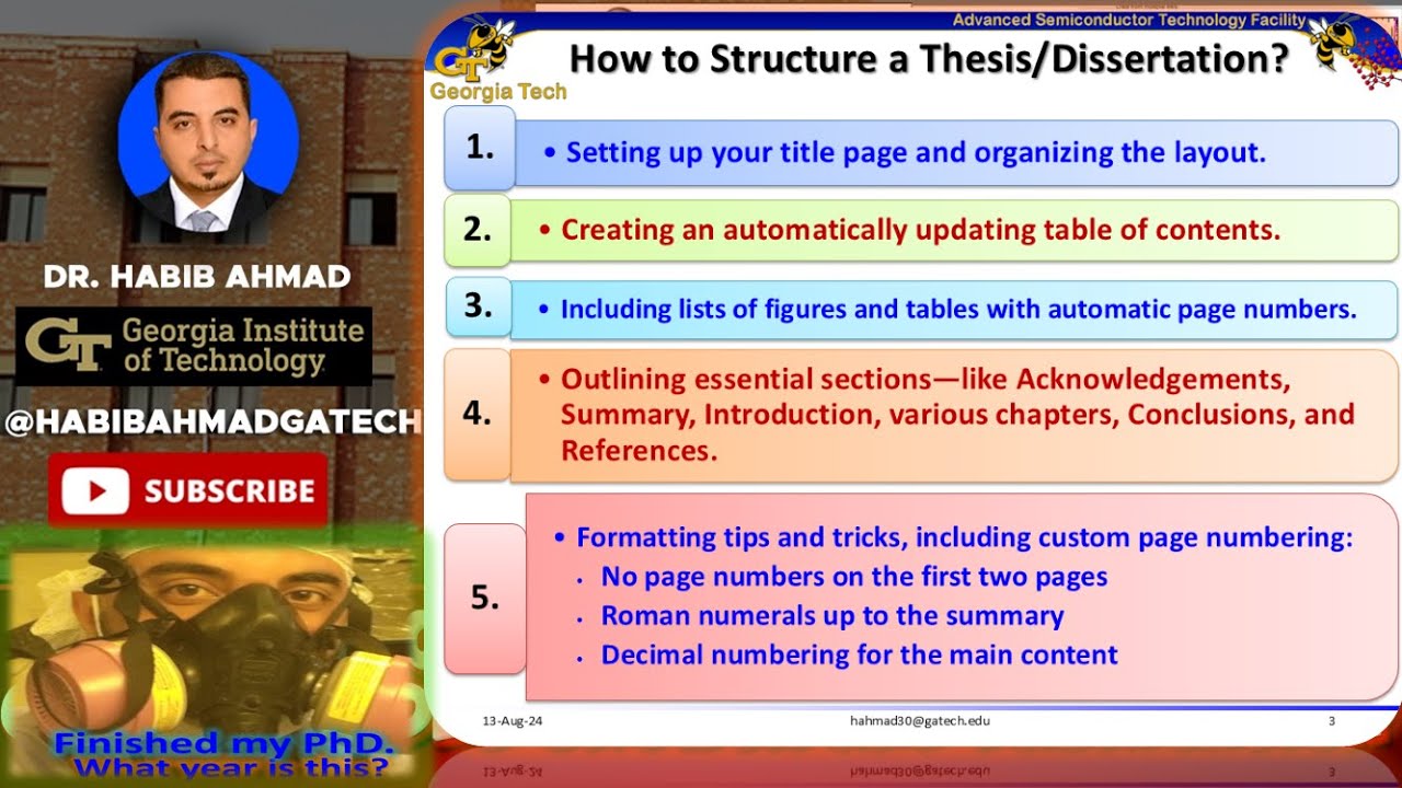 How to Structure Your Dissertation? How to Organize Your Thesis ...