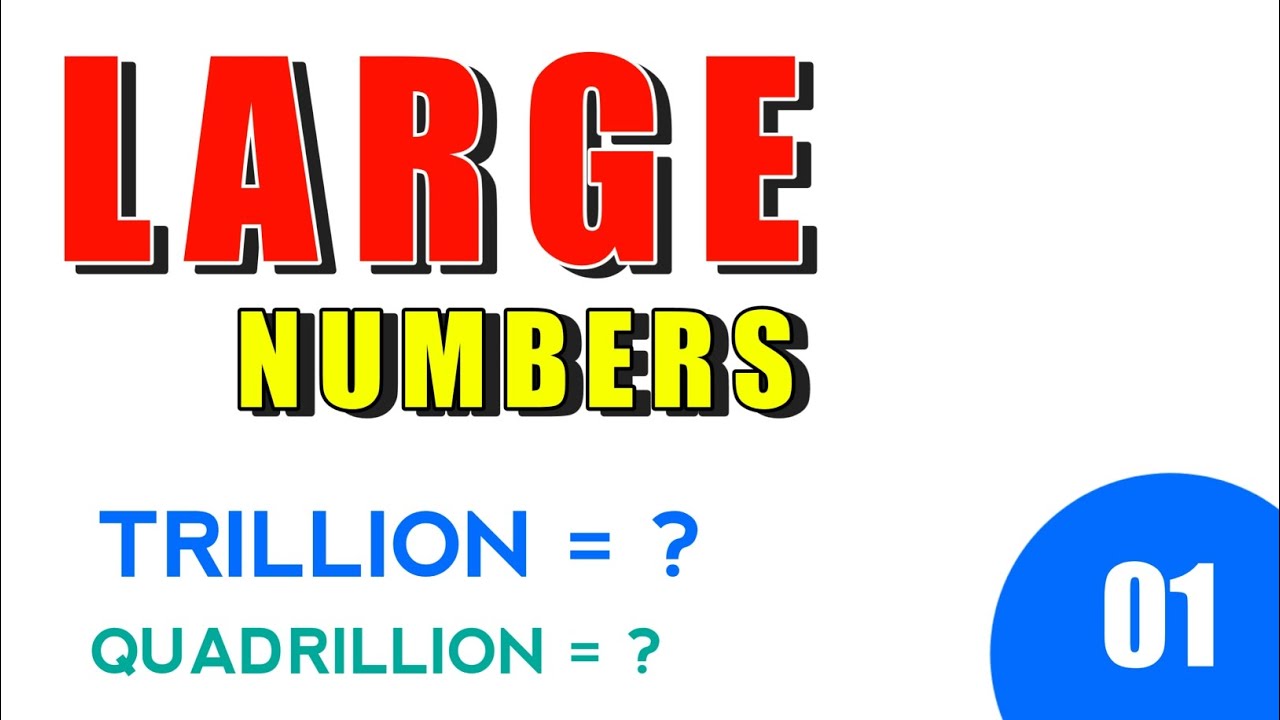 Large Numbers | Names Of Large Numbers | PART - 01 - YouTube