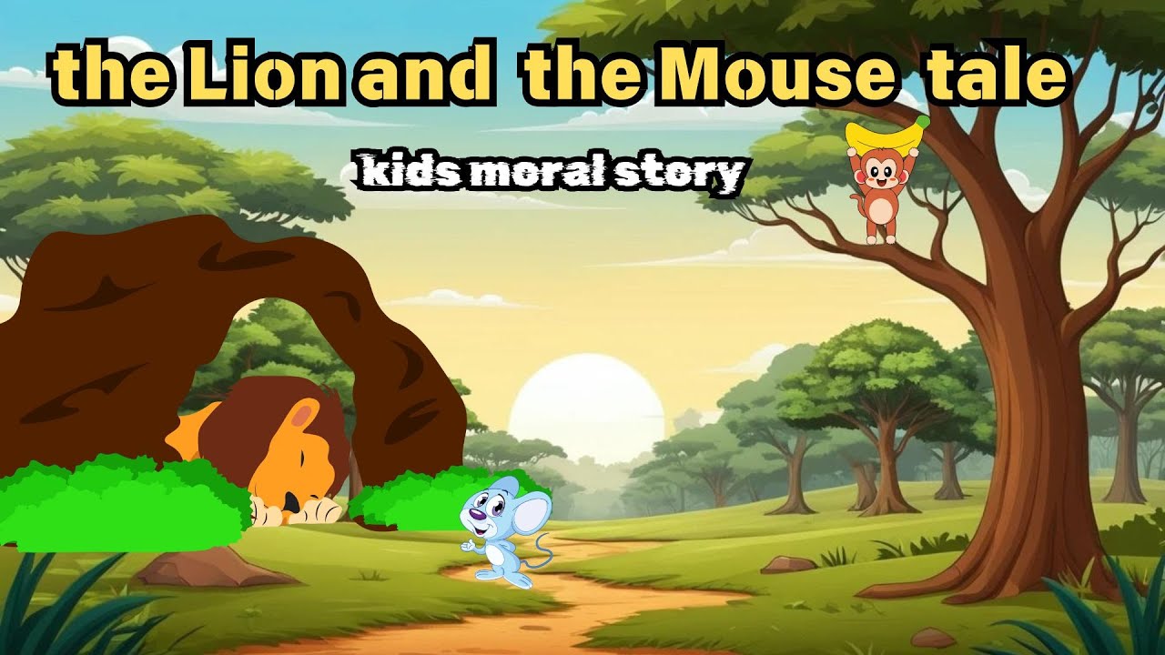 Shera the Lion and Pintu the Mouse A Tale of Friendship | moral stories ...