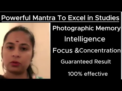 Best Powerful Mantra for Students | Intelligence , focus and amazing ...