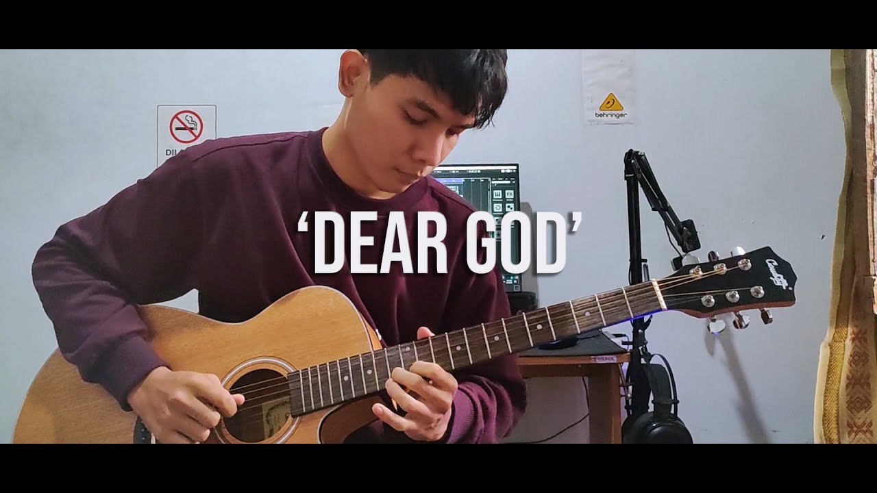 Avenged sevenfold - Dear god ( Acoustic guitar cover) - YouTube