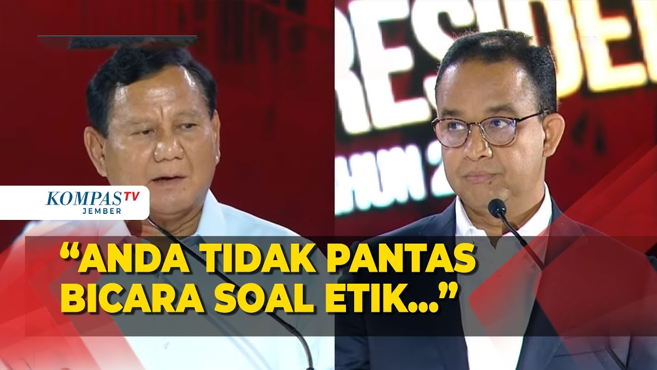 Panas! Prabowo Jawab Anies: Anda Tidak Pantas Bicara Etika Karena Tak ...