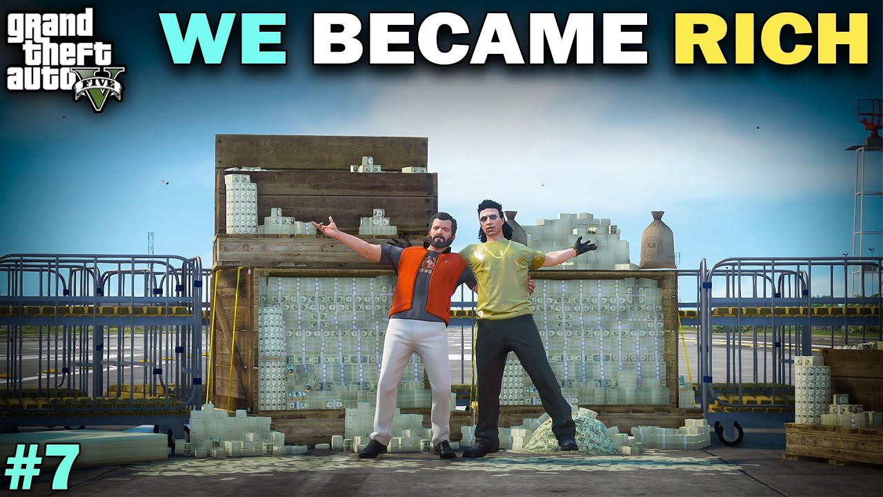 MICHAEL AND DENNY BECAME RICH | GTA V GAMEPLAY #7 - YouTube