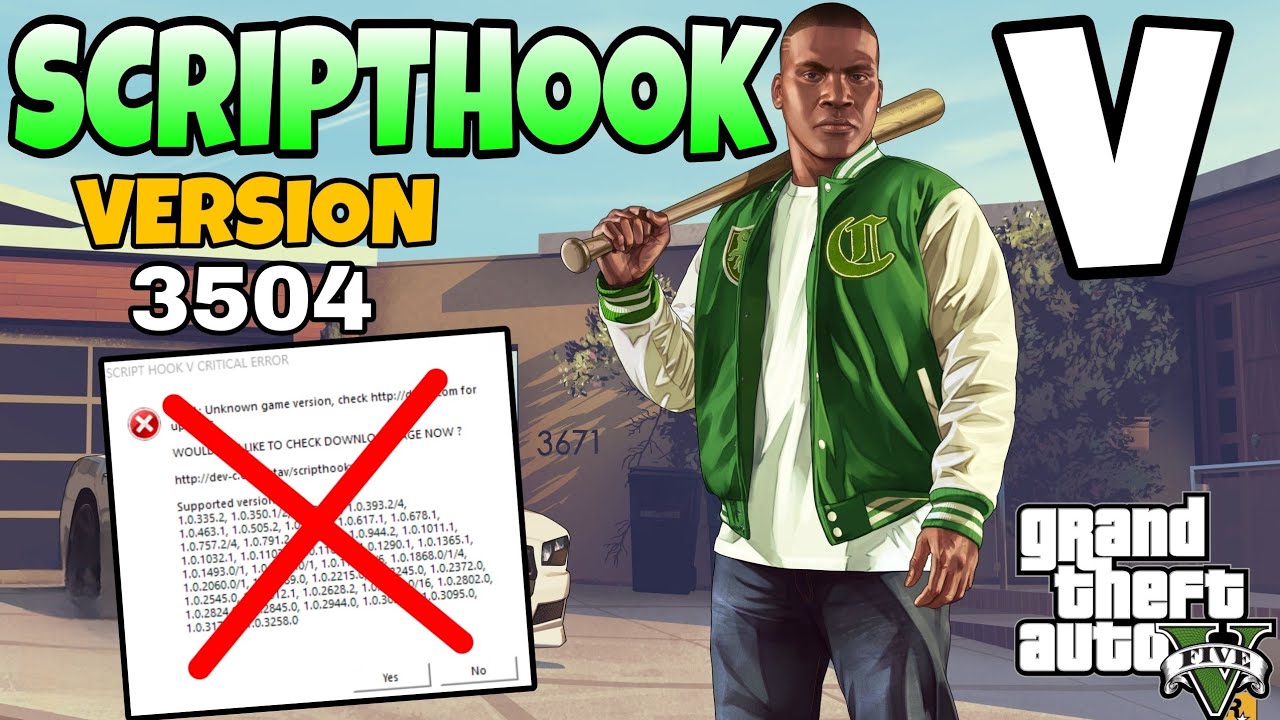 GTA 5 Script Hook V Critical Error Fix 🔥 GTA V April 2025 New Update ...