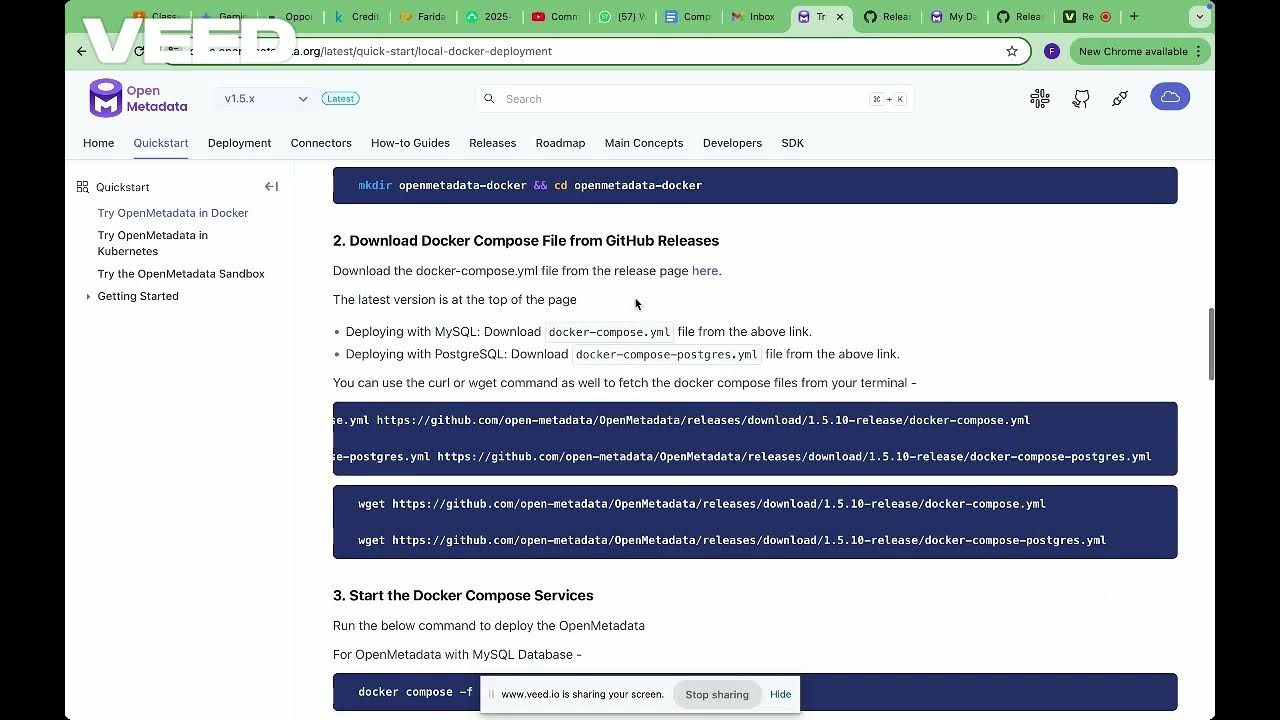 OpenMetadata installation with docker - MacOS - YouTube