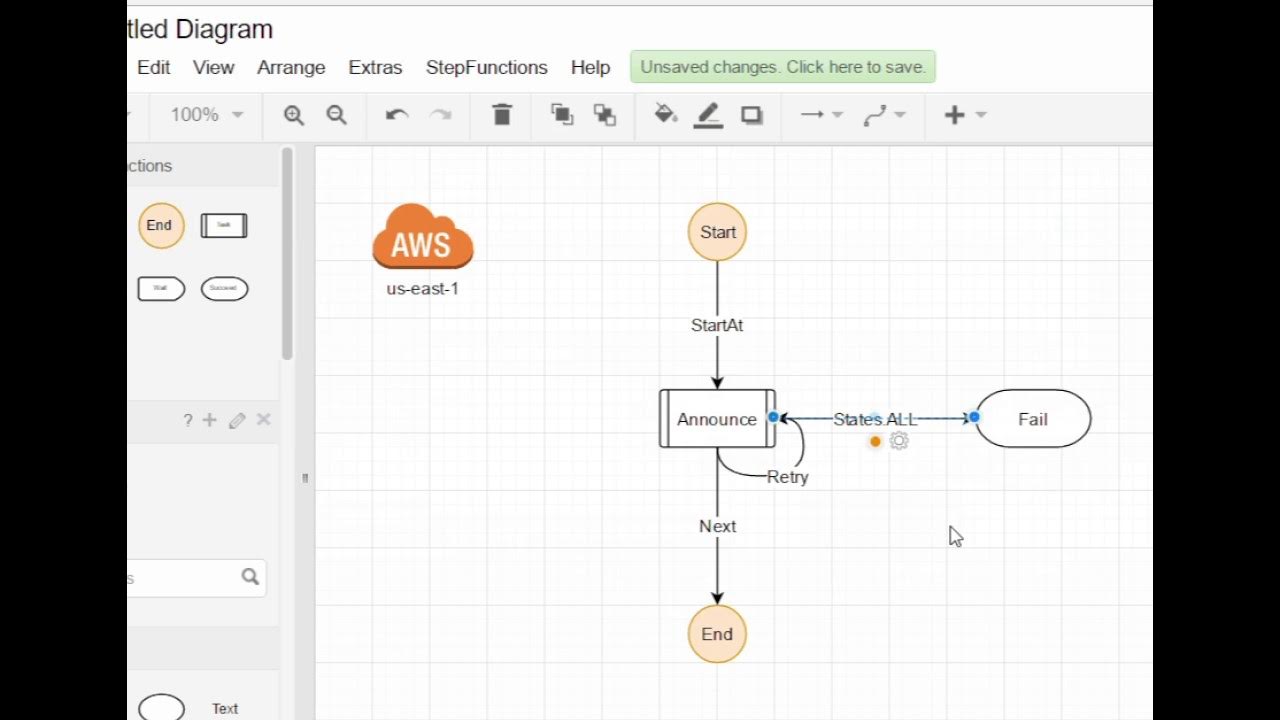 AWS Step Functions Workflow Designer Intro1 - YouTube