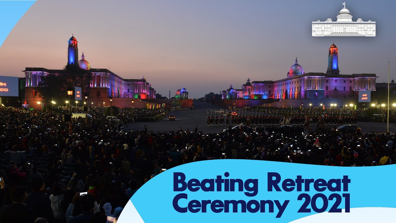 Beating Retreat Ceremony - 2021 - YouTube