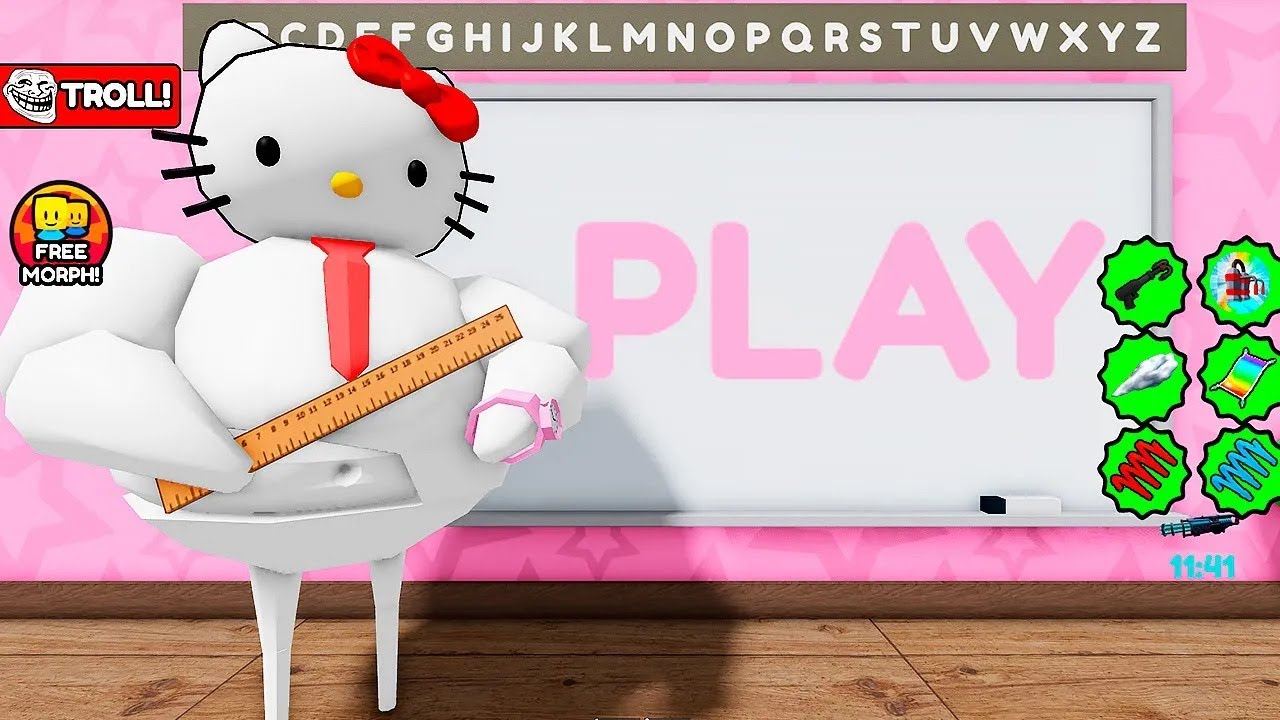 HELLO KITTY BARRY PRISON SCHOOL ESCAPE - YouTube