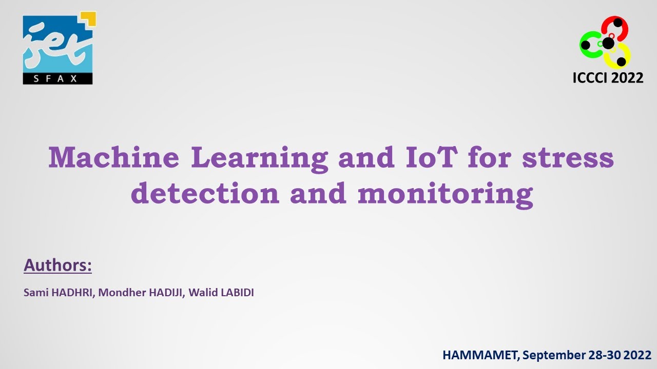 Machine Learning and IoT for stress detection and monitoring - YouTube