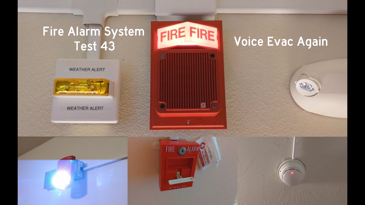 Fire Alarm System Test 43: Voice Evac again - YouTube