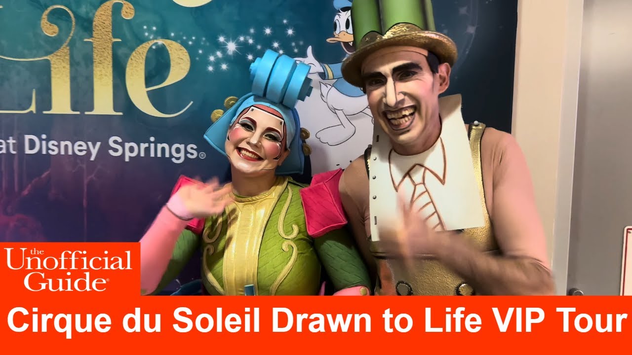 Cirque du Soleil Drawn to Life Page to Stage VIP Backstage Tour - YouTube