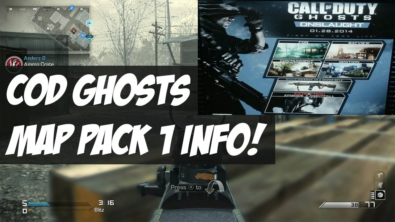 "ONSLAUGHT MAP PACK" - CoD Ghosts Map Pack 1 Information! - YouTube