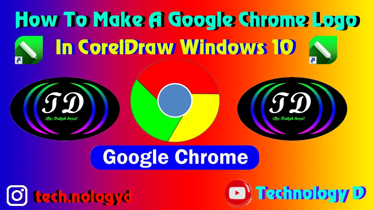 How To Make A Google Chrome Logo In CorelDraw In Windows 10 YouTube How To Make A Google Chrome Logo In CorelDraw In Windows 10 YouTube