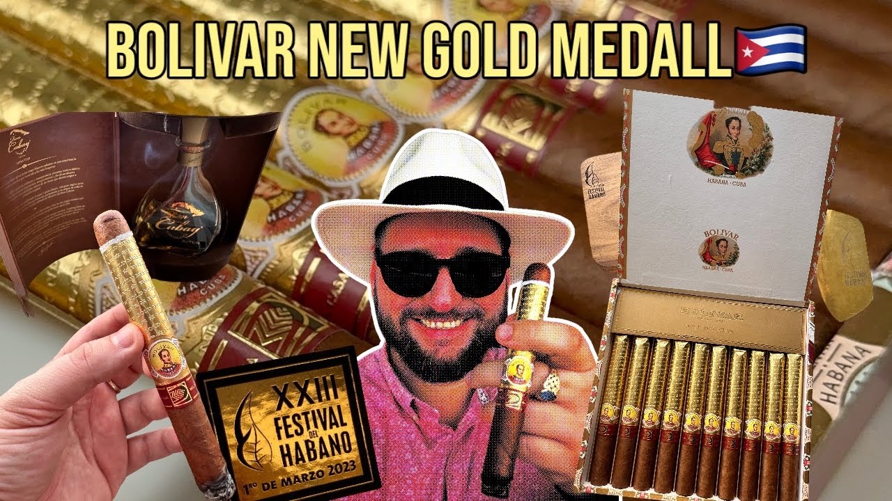 🔥Habano Bolivar New Gold Medall / Armonía con Ron Cubay Extra Viejo Cuba 🇨🇺 - YouTube